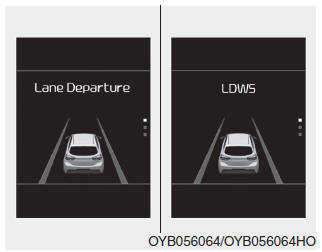 KIA Rio: Lane departure warning system (LDWS) - Rijden met uw auto ...